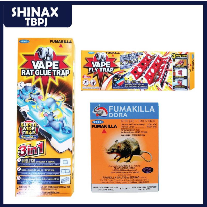 FUMAKILLA/GAM TIKUS/FUMAKILLA RAT GLUE TRAP/FLY TRAP/PELEKAT TIKUS ...