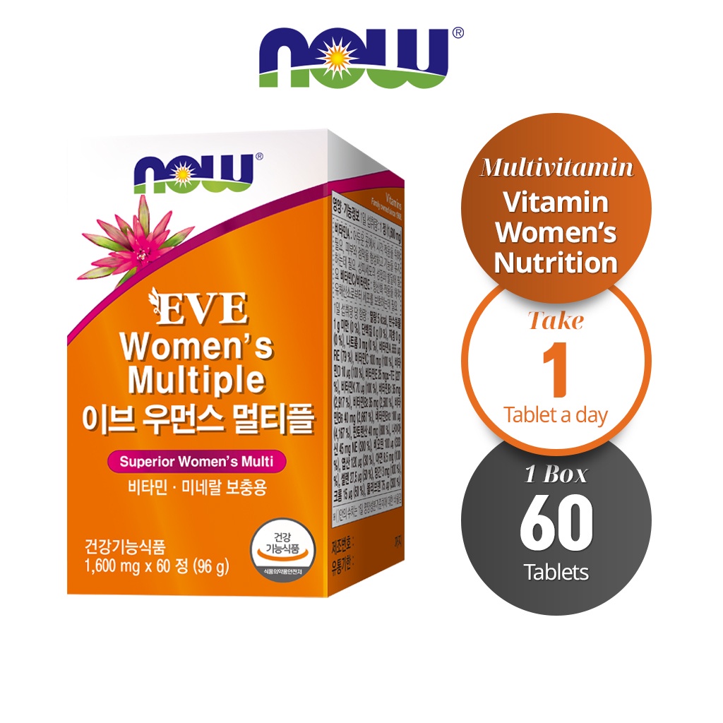Now food - EVE Women's multiple 60 Tablets | Shopee Malaysia