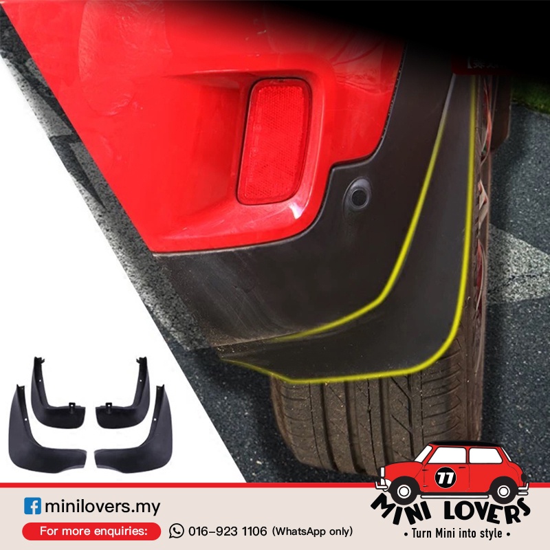 Mini Cooper F55 / F56 / F60 / R55 / R56 / R60 Mud Guard / Mud Flaps ...