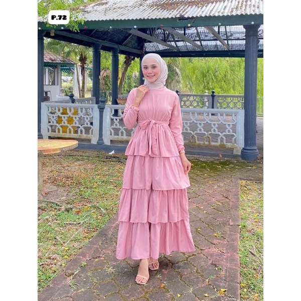 🔥HOT ITEM 🔥Dress layer viral / dress terkini / dress bertingkat / dress ...