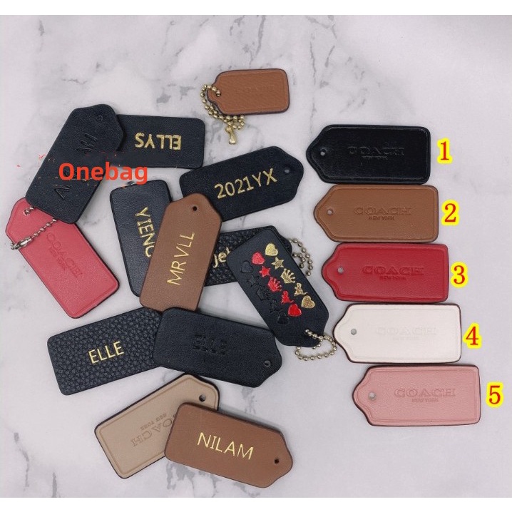 * ORIGINAL NAME TAG FREE Engrave name bag tag engraving tag leather tag engrave name | Shopee ...