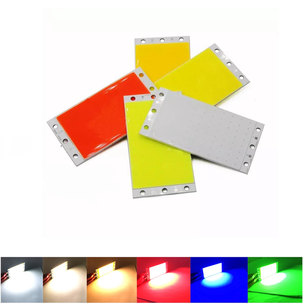 COB LED Panel Light 94x50MM Ultra Bright Strip Lamp 10W COB Board LED ...