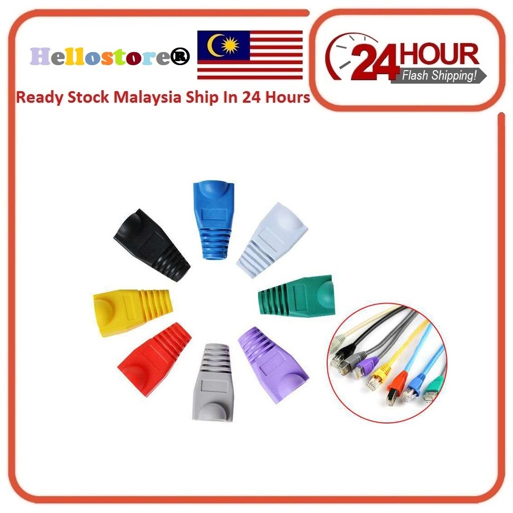 RJ45 Network Rubber Boot/Rubber Protector Cap/Network Lan Cable ...