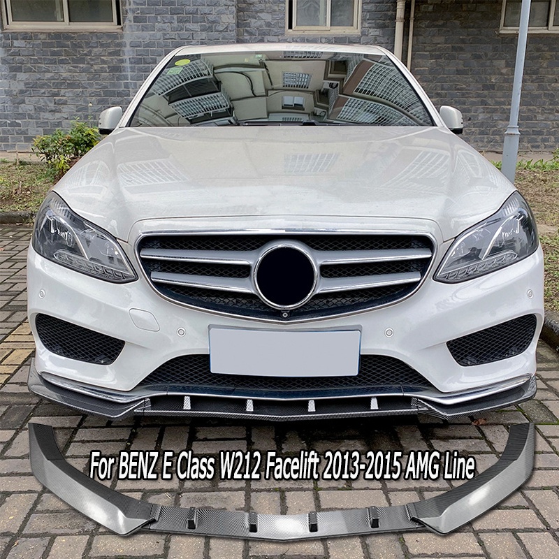 Car Front Bumper Lip Spoiler Splitter Styling For Mercedes BENZ E Class ...