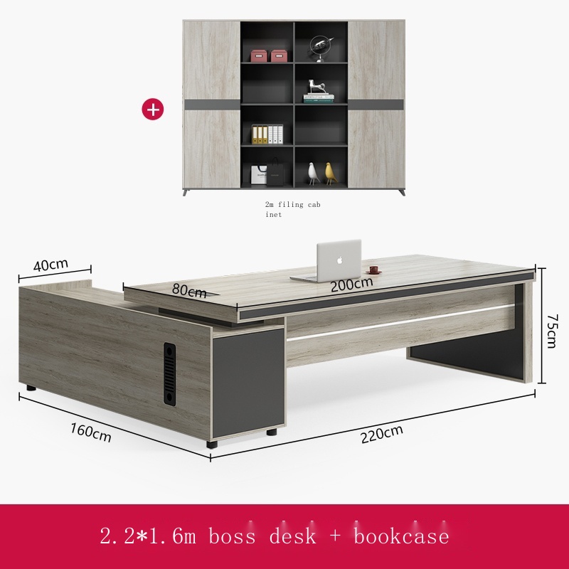 Boss desk executive desk simple executive manager desk and chair full ...