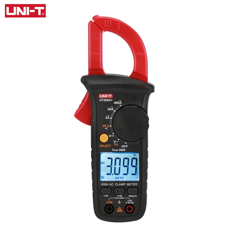 UNI-T UT200A+ UT200B+ 400A 600A AC Current Meter Digital Clamp Meters ...