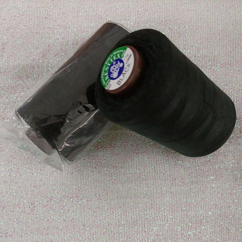 Benang Jahit Cotton 4000mts - Hitam | Shopee Malaysia
