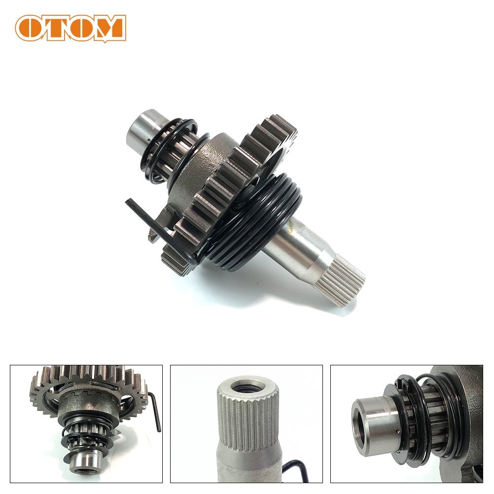 OTOM Motorcycle Starting Mechanism Assembly Engine Start Gear Shaft For ...