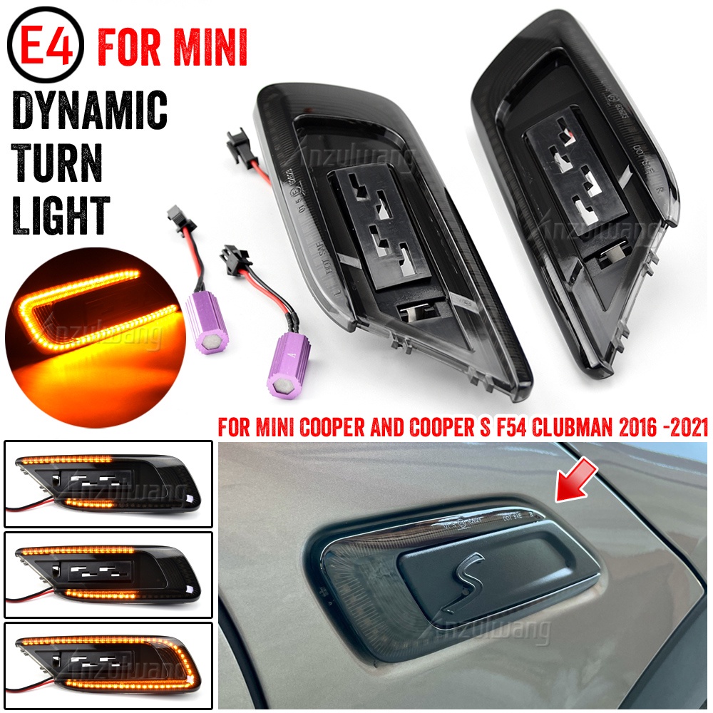 Dynamic Sequential LED Side Fender Marker Indicator Blinker Light Lamp ...