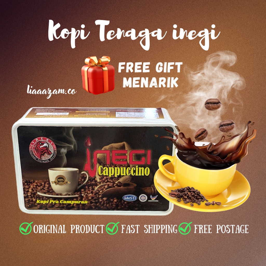 [FREE GIFT MENARIK] KOPI INEGI CAPPUCINO | KOPI TENAGA | KOPI KURUS ...