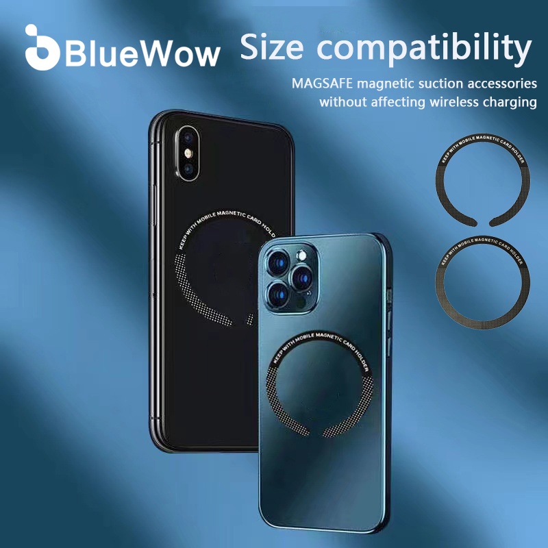 BlueWow Universal Metal Ring for Wireless Charging Magsafe Wireless ...