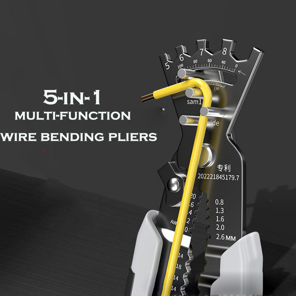 5-in-1 Wire Bending Pliers Wire Stripping Pliers Wire Splitting Pliers ...