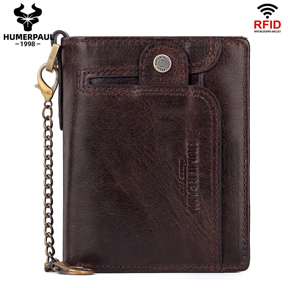 HUMERPAUL Men Wallet Double Fold Large Capacity Change Wallet Coin Slot ...