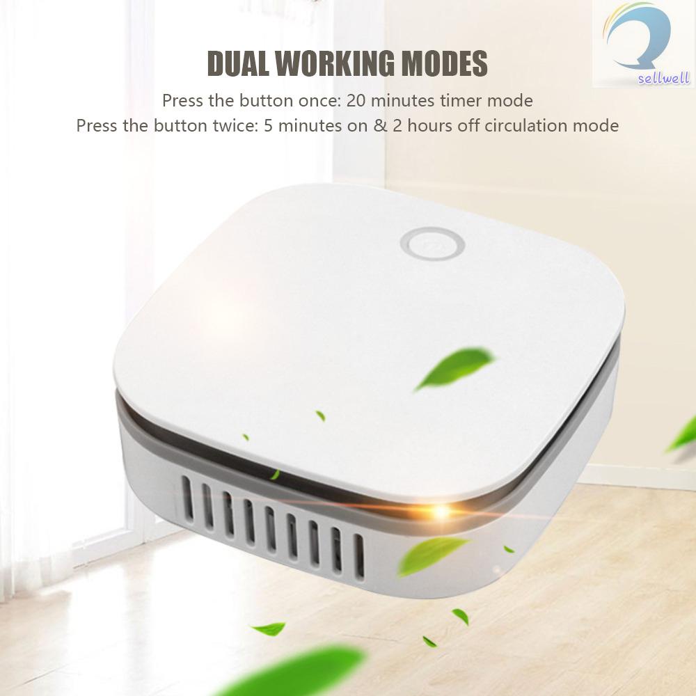 Portable Air Purifier Ozone Generator O3 Negative Ion Deodorizer Sterilizer Odor Remover ...