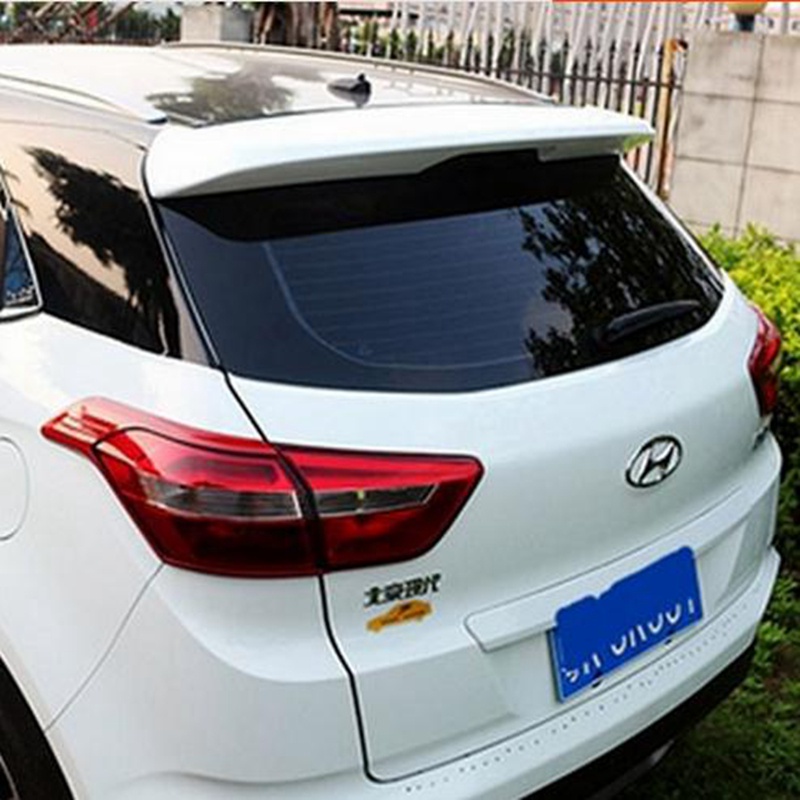 Use For Hyundai Creta Ix25 2015-2017 Spoiler ABS Plastic Forging Carbon ...
