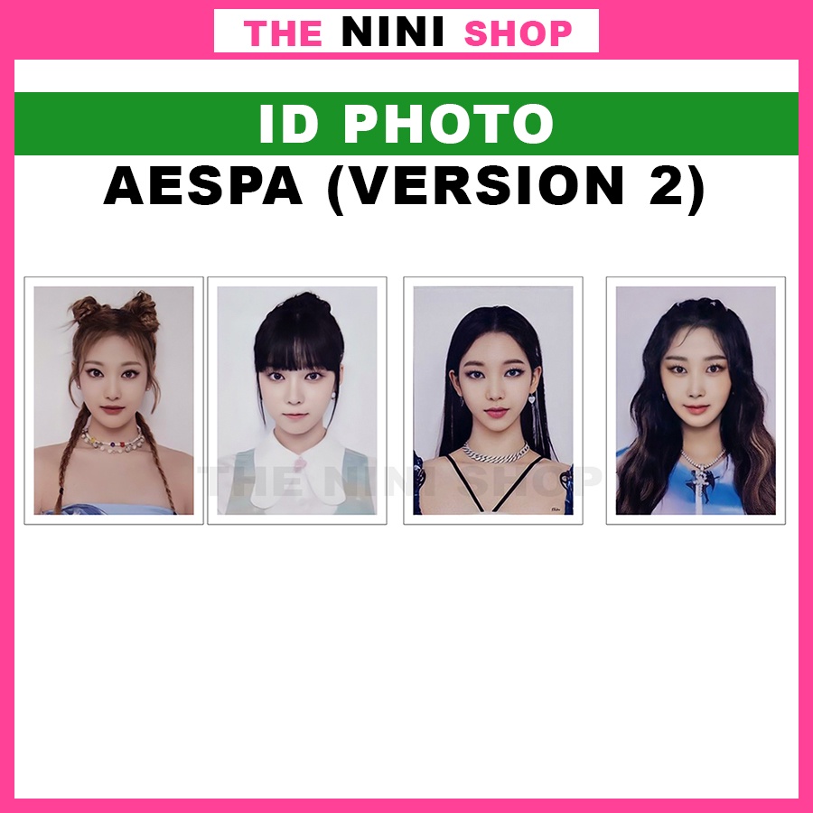 AESPA ID PHOTO ( version 2 ) - Karina, Ningning, Giselle, Winter | Shopee Malaysia