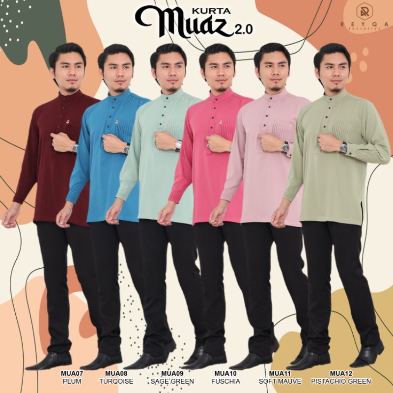 KURTA MUAZ 2.0 ( Koleksi raya 2023) | Shopee Malaysia