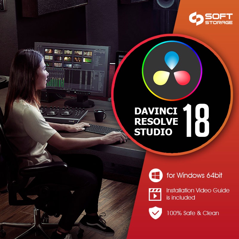 Blackmagic DaVinci Resolve Studio 18 Latest 2023 Lifetime For Windows ...