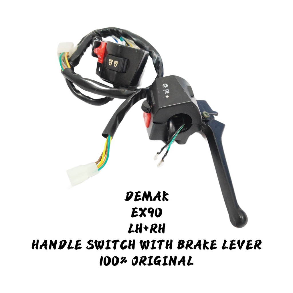 100% ORIGINAL DEMAK EX90 EX 90 LH RH HANDLE SWITCH KIRI KANAN SUIS ORI ...