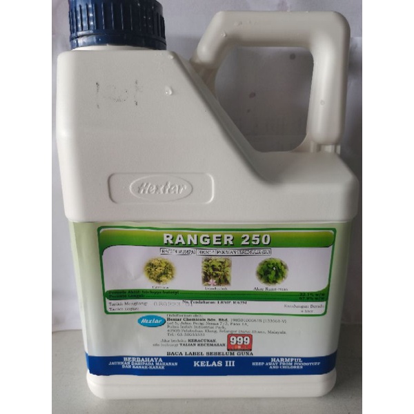4L Racun Rumpai Ranger 250/akar ruas-ruas & senduduk/Mati Pokok/Racun ...