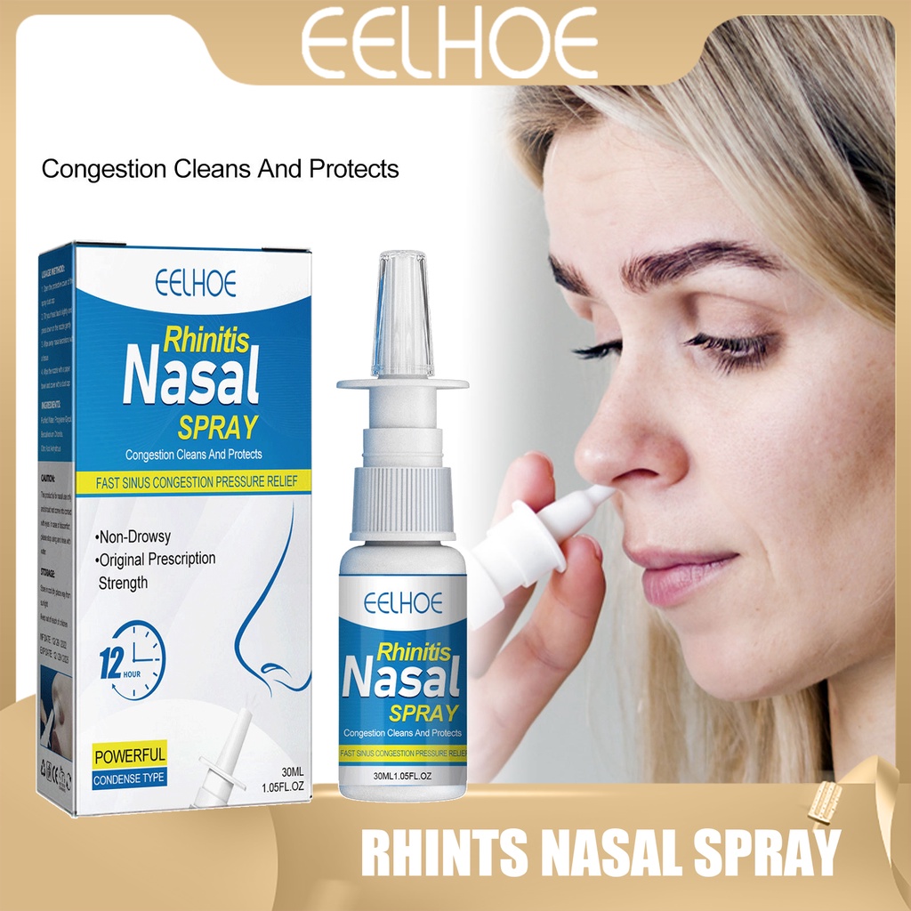 Eelhoe Nasal Spray Strip Rhinitis Spray Congestion Care Nose Itch ...
