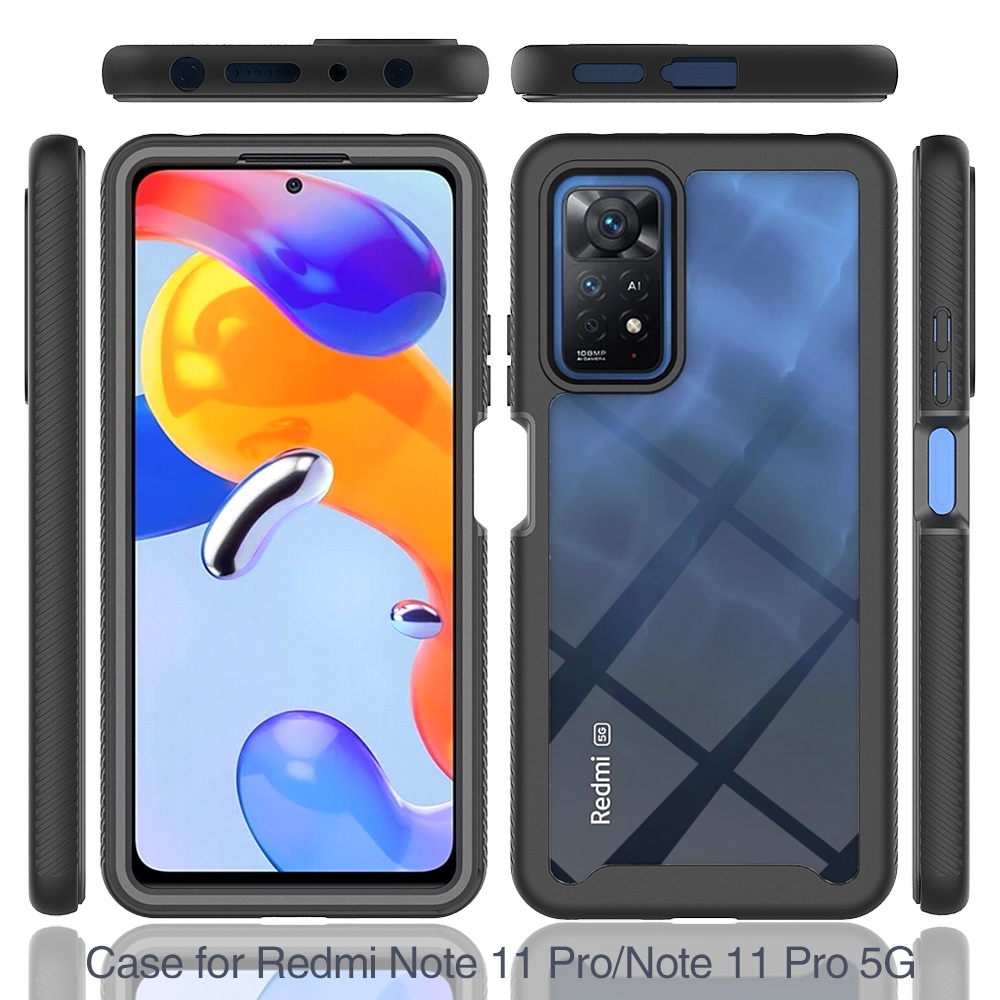 Redmi Note 11 Pro Casing Redmi Note 11 11S 11 Pro 5G Case 360 Full Body ...