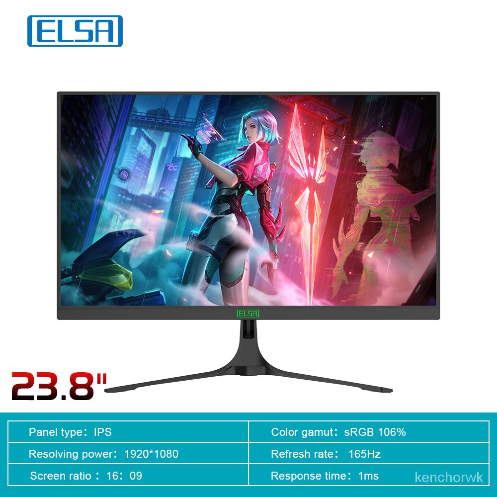 💥【Specials】💥ELSA 24/27 Inch 2K Monitor 90Hz Desktop PC Lcd QHD Display ...