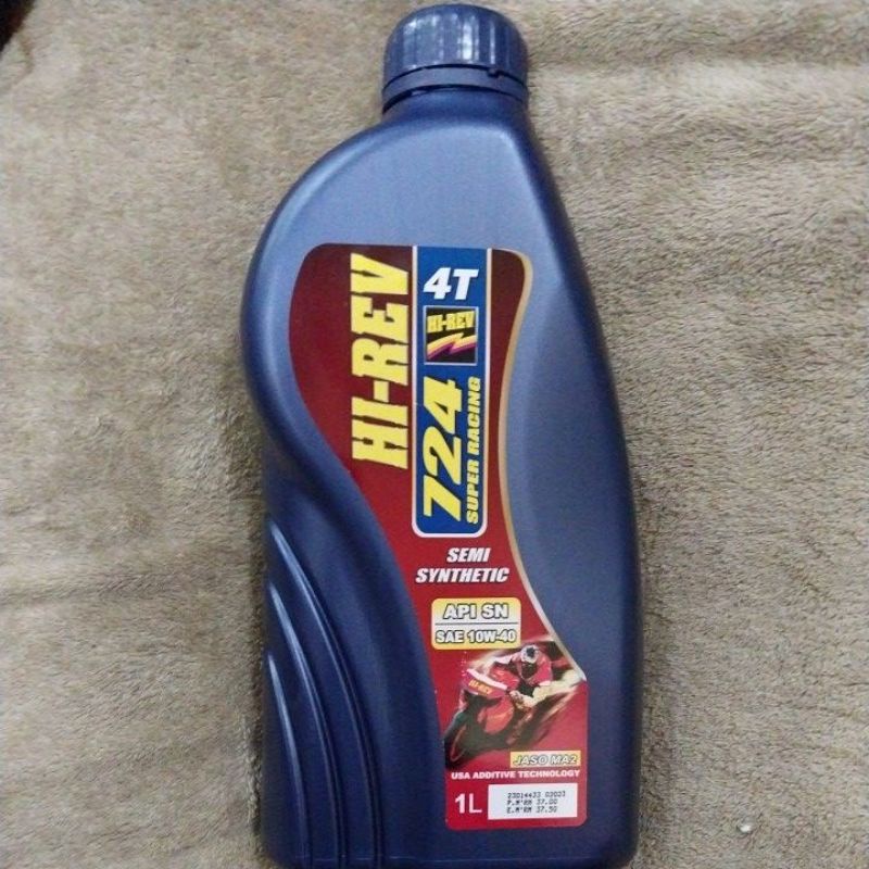 Hi Rev 724 4T API SN SAE 10W-40 | Shopee Malaysia