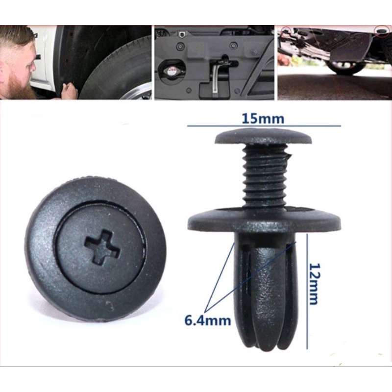 clip car rivet bumper fender plastic trim fastener Retainer Fixing push ...