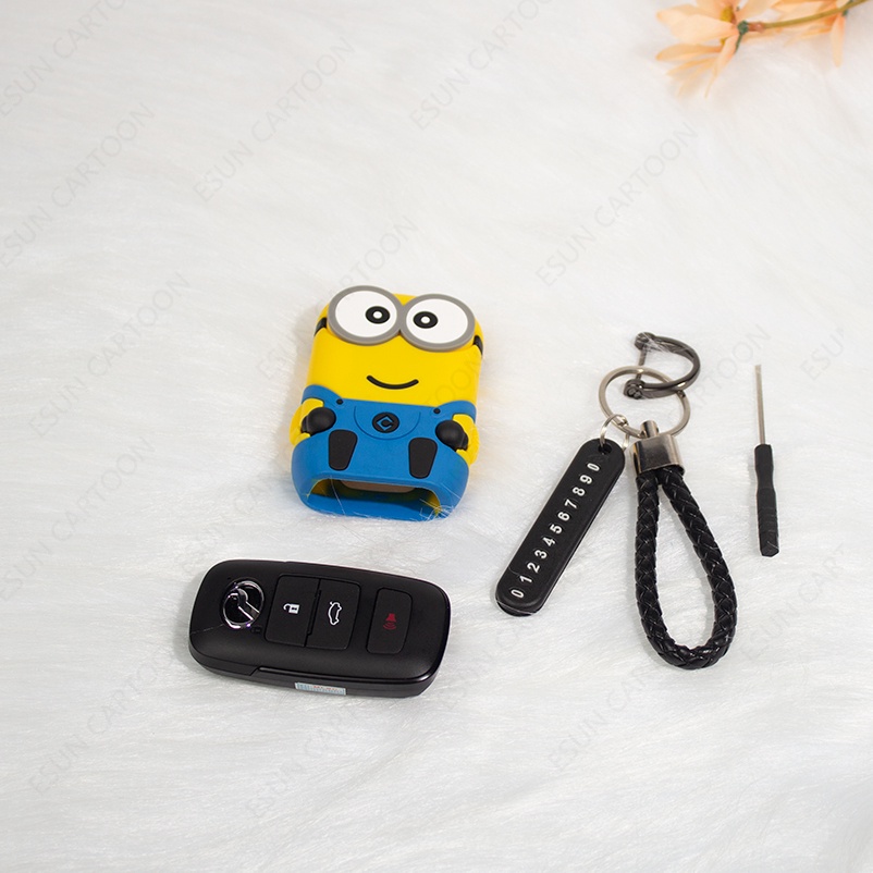 Cartoon minions for Perodua Ativa Myvi Alza Axia 2022-2023 Car silicone ...