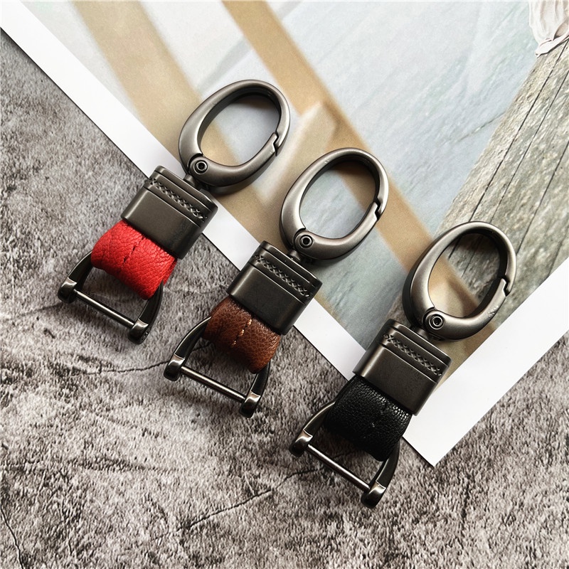 Keycord Sheepskin Lanyard for Keys Heavy Metal Keychain Genuine Leather ...