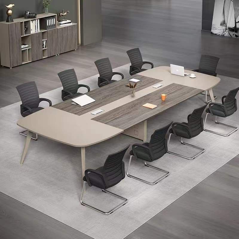 Conference room long table simple modern large and small training table ...