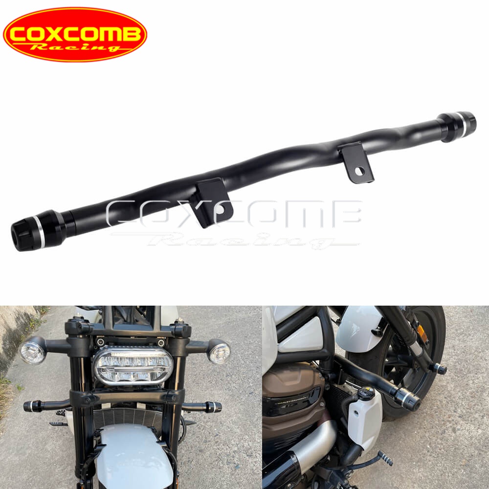 Motorcycle Front Rear Axle Slider Highway Peg Crash Flat-Out Bar Engine ...