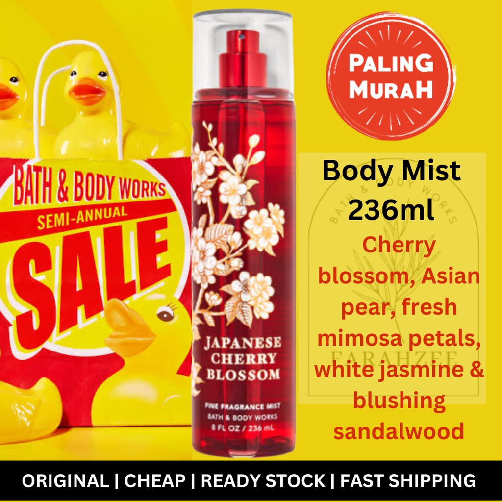 Bath and Body Works BBW Body Mist Fragrance | Shopee Malaysia