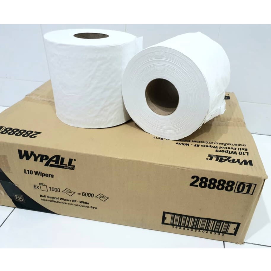 WYPALL L10 Roll Control Wipers 28888 ( Table Top Tissue ) 1 ply x 6 ...