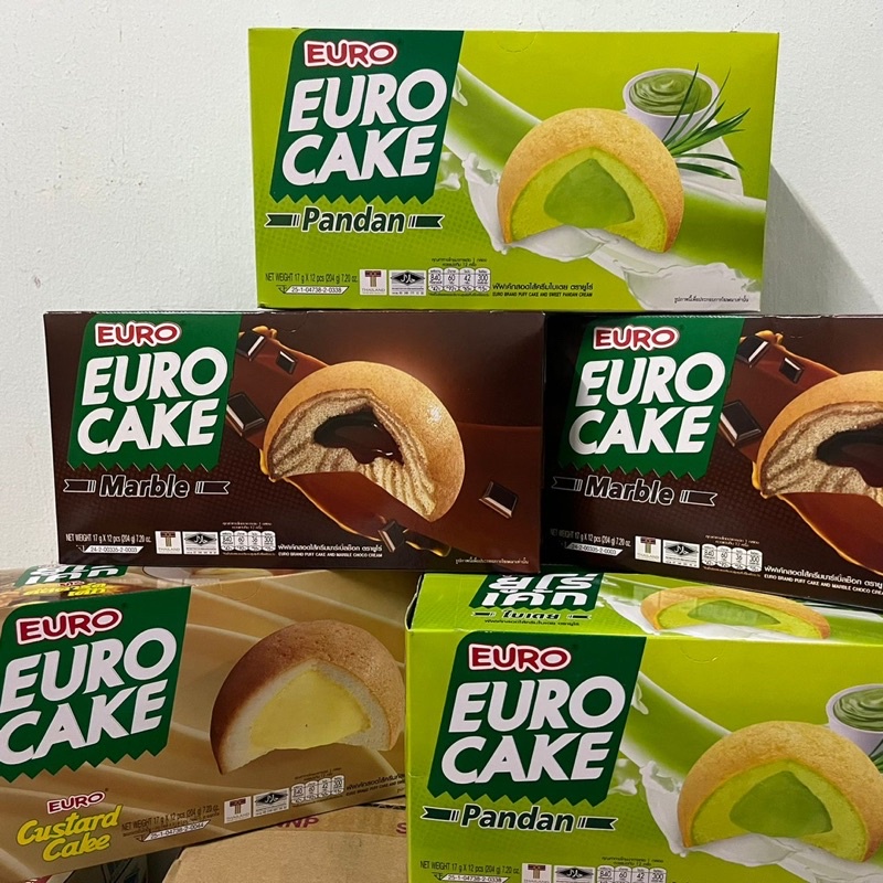 🔥 EURO Cake Thailand (HALAL) 🔥1 box 12pcs | Shopee Malaysia