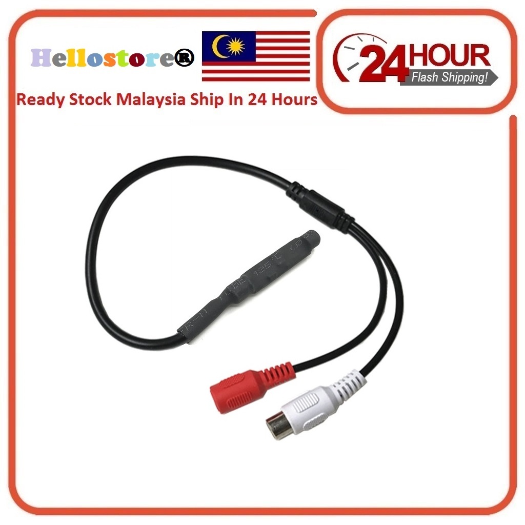 CCTV Microphone Mic Spy Hidden Mini Audio Sound Monitor For CCTV CAMERA ...