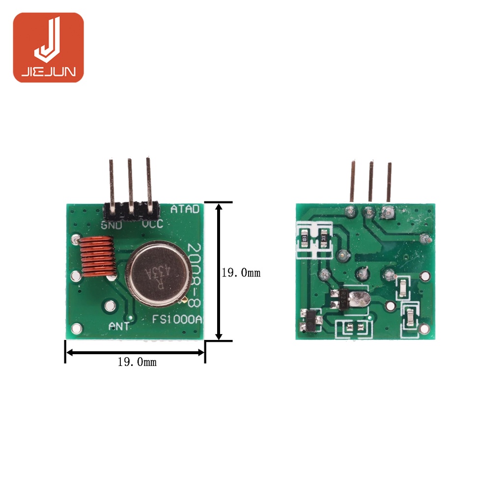 Smart Electronics 433Mhz RF transmitter and receiver Module link kit ...