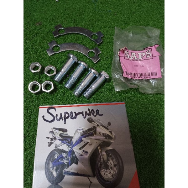 KRISS/KRISTAR/CT100-110/ACE MR1/MR2/MR3 SPROCKET SCREW SET (JAPAN ...