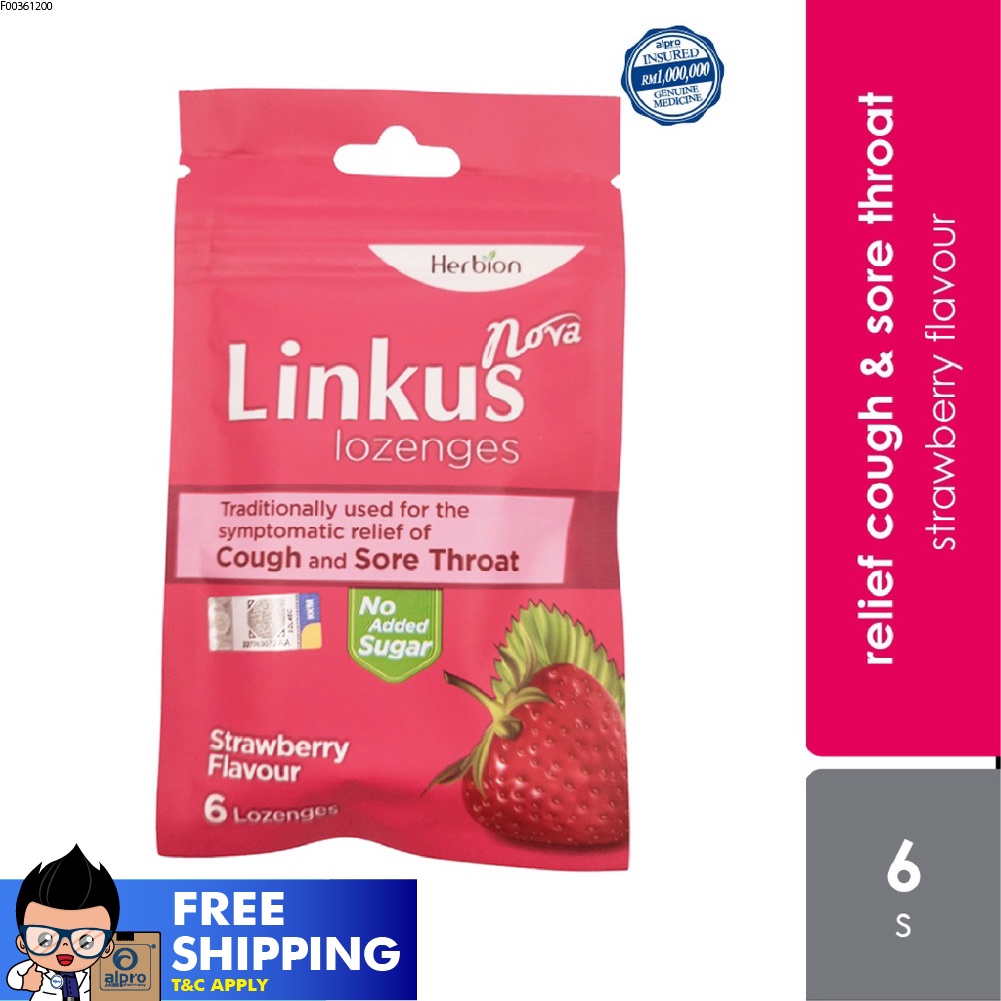Herbion Linkus Nova Lozenges Relief Cough and Sore Throat | Shopee Malaysia