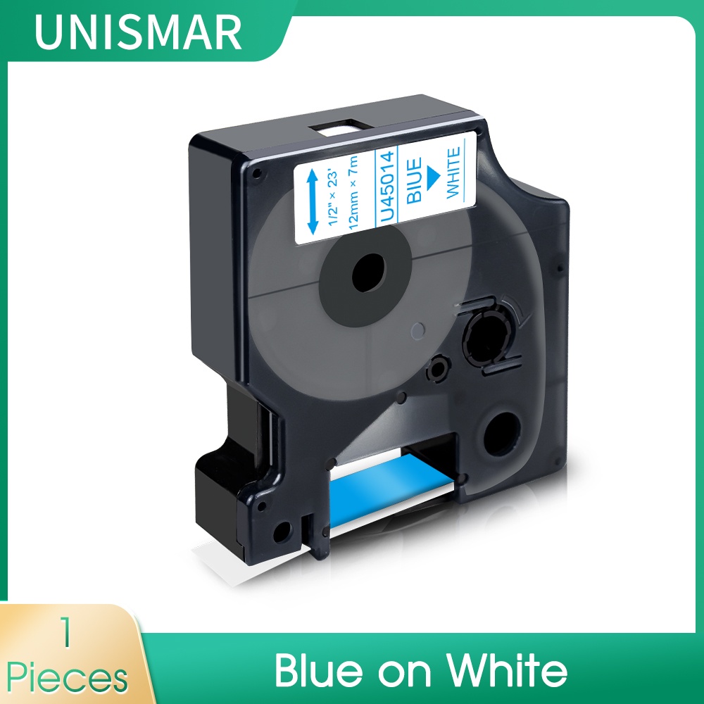 [6mm/9mm/12mm] D1 Label Tape Compatible Dymo 45013 40913 43613 Refill ...