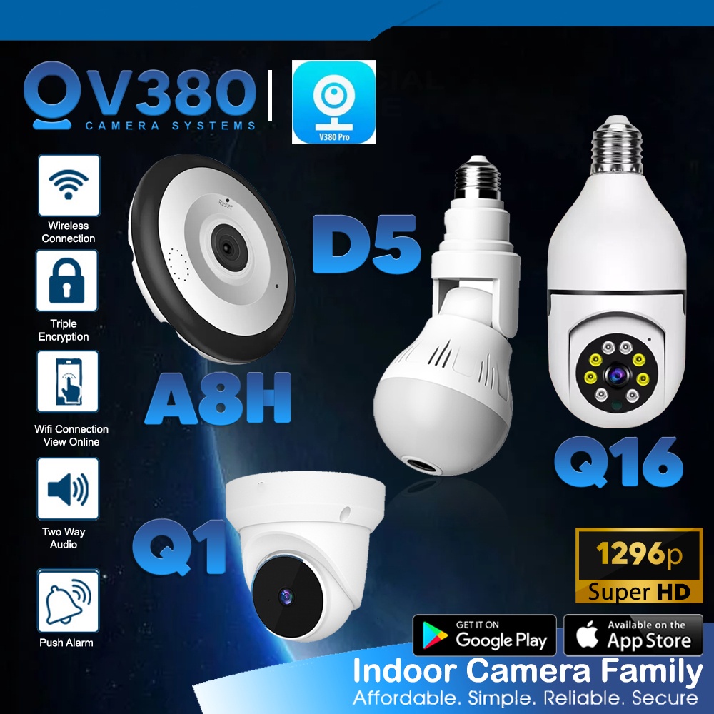 V380 Pro CCTV 5MP 3MP Wireless CCTV WIFI CCTV 360 Camera CCTV Wireless ...