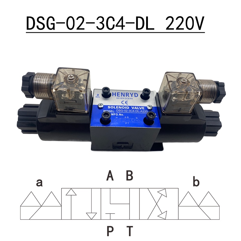 Hydraulic Valve Reverse Solenoid Valve DSG-02-3C2 3C3 3C4 3C6 2B2-DL LW ...