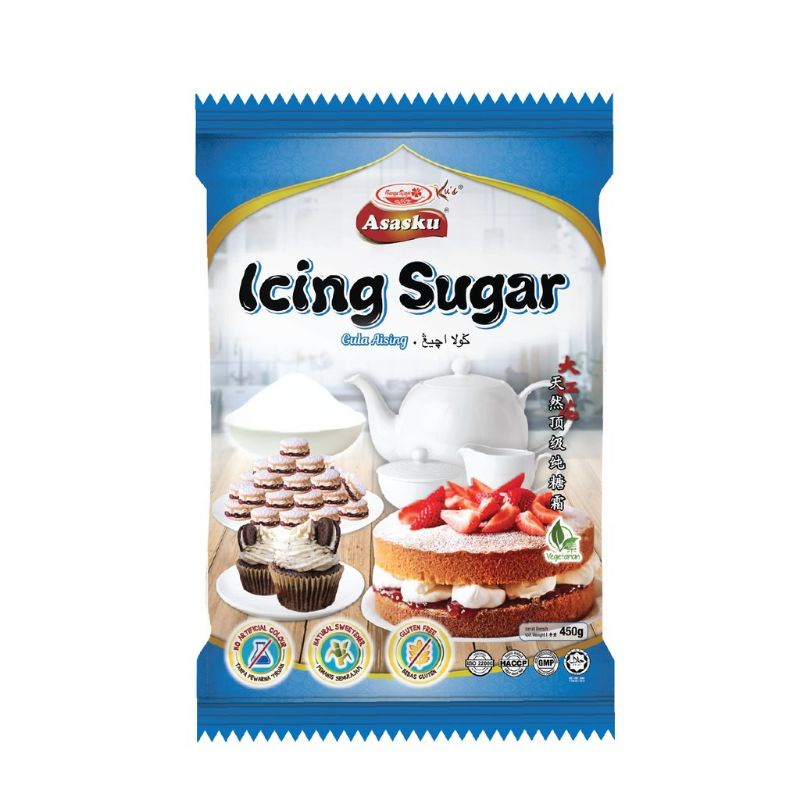 Gula Aising / Icing Sugar Cap Bunga Raya (450g) | Shopee Malaysia