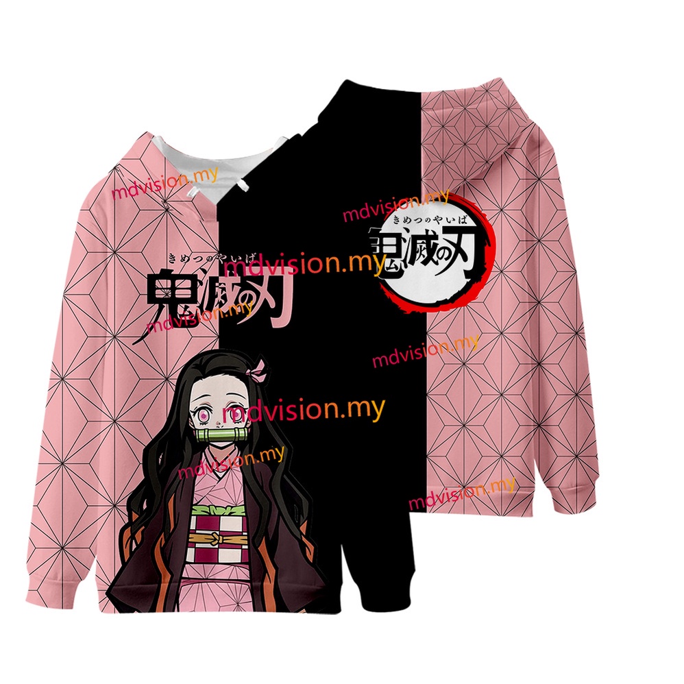 New Anime Demon Slayer Kamado Nezuko/Kamado Tanjirou Hoodie Japanese ...