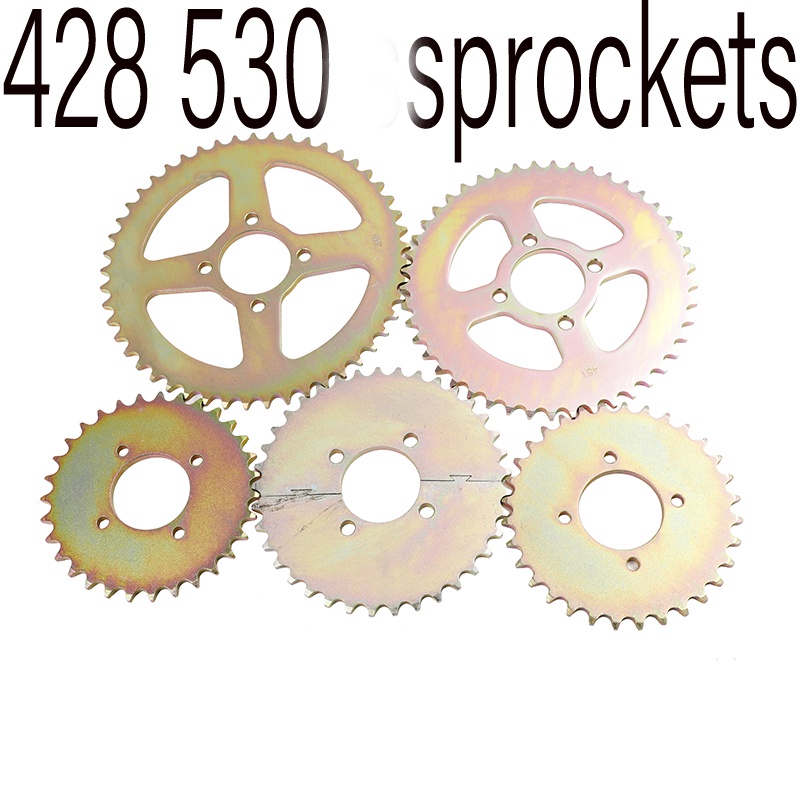 428 530 chain 31T/32T/35T/37T/40T/45T sprocket rear rear sprocket gear for 530 chain 110-150cc ...