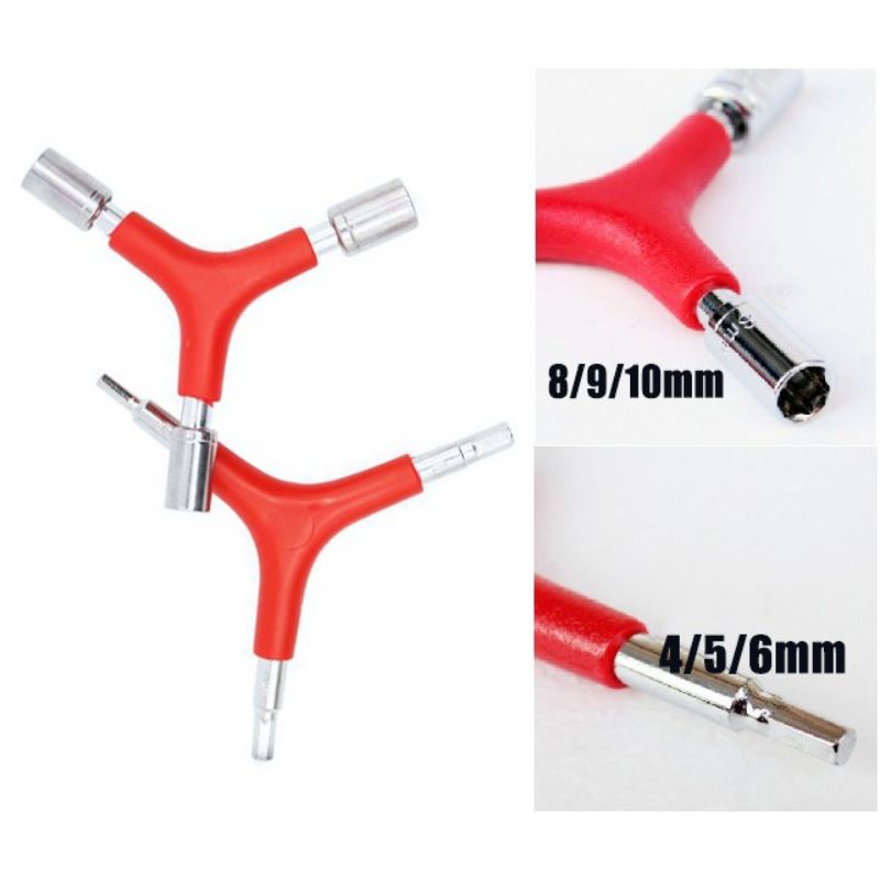Bicycle Repair Tools Y Shape Triangle Mountain Bike MTB Basikal Bike ...
