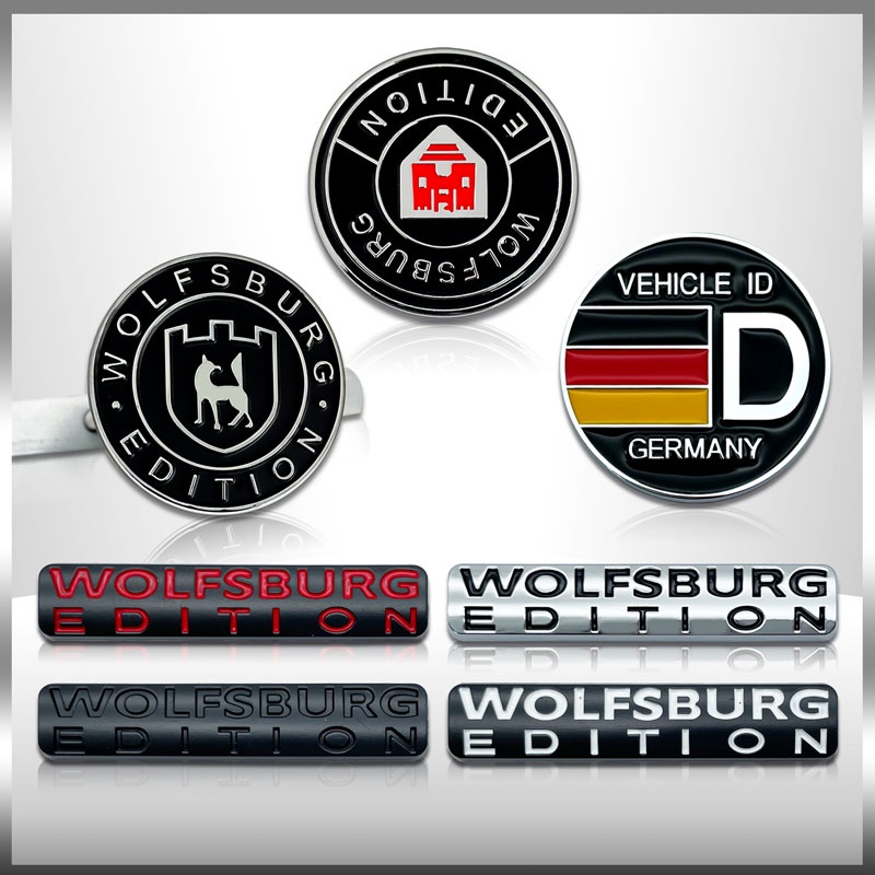 Car Accessories VW WOLFSBURG EDITION Logo Emblem Side Rear Trunk Badge ...