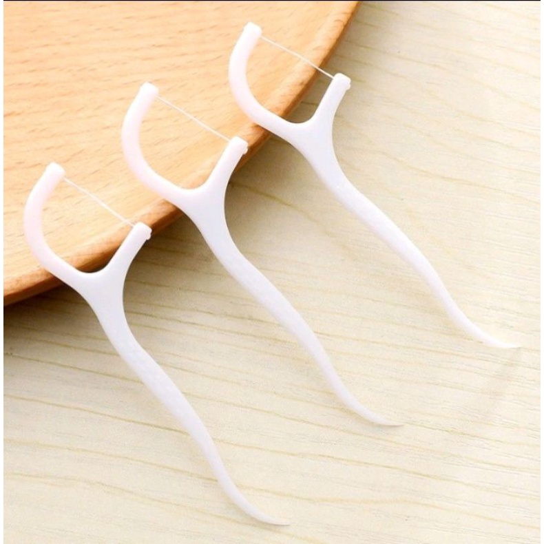 Bamboo Prince Dental Floss Pick/Flos Gigi | Shopee Malaysia