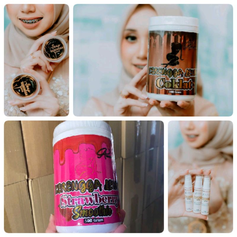 🌺ORIGINAL HQ🌺KERENGGA LENTIK COKLAT/ANGGUR/ STRAWBERRY & SERUM LENTIK ...